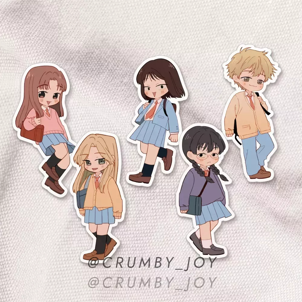 Jual Skip and Loafer Chibi / Die Cut Stickers by crumby_joy | Shopee ...