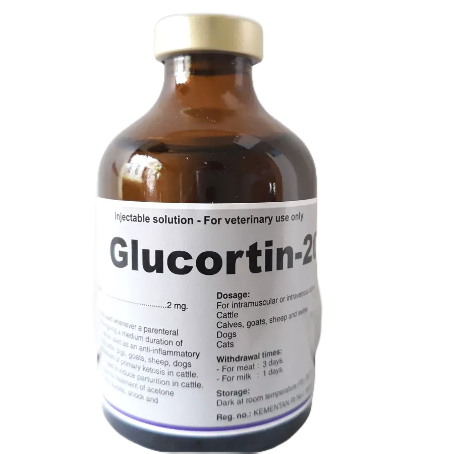 Jual Glucortin 20 isi 50 ml Analgesik Antiinflamasi Antipiretik Sapi ...