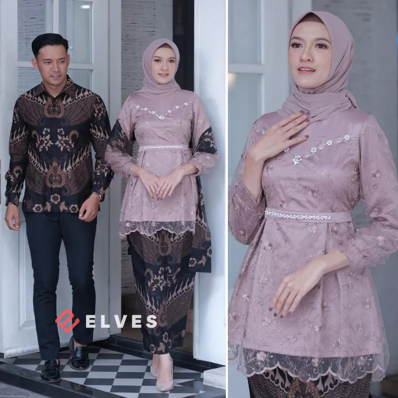 Jual Kebaya Wisuda Couple Modern Kebaya Arunika Tunik Lamaran Tunangan ...