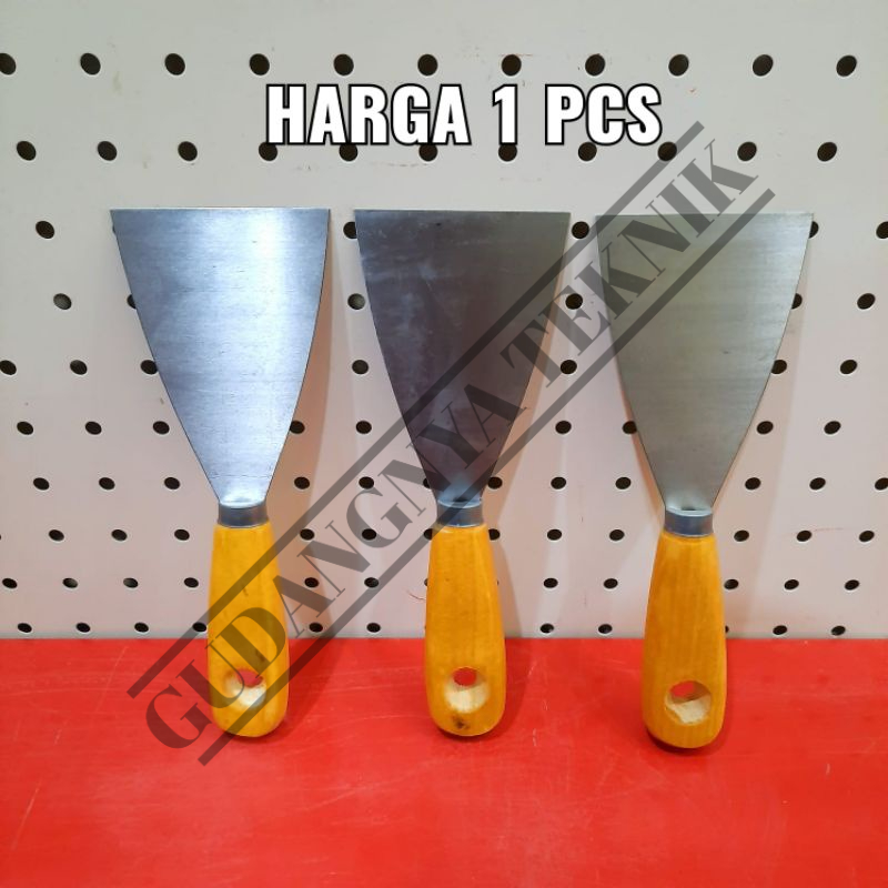 Jual CUCI GUDANG!!! Kapi Cat Gagang Kayu 3" AP Scraper Pisau Dempul ...