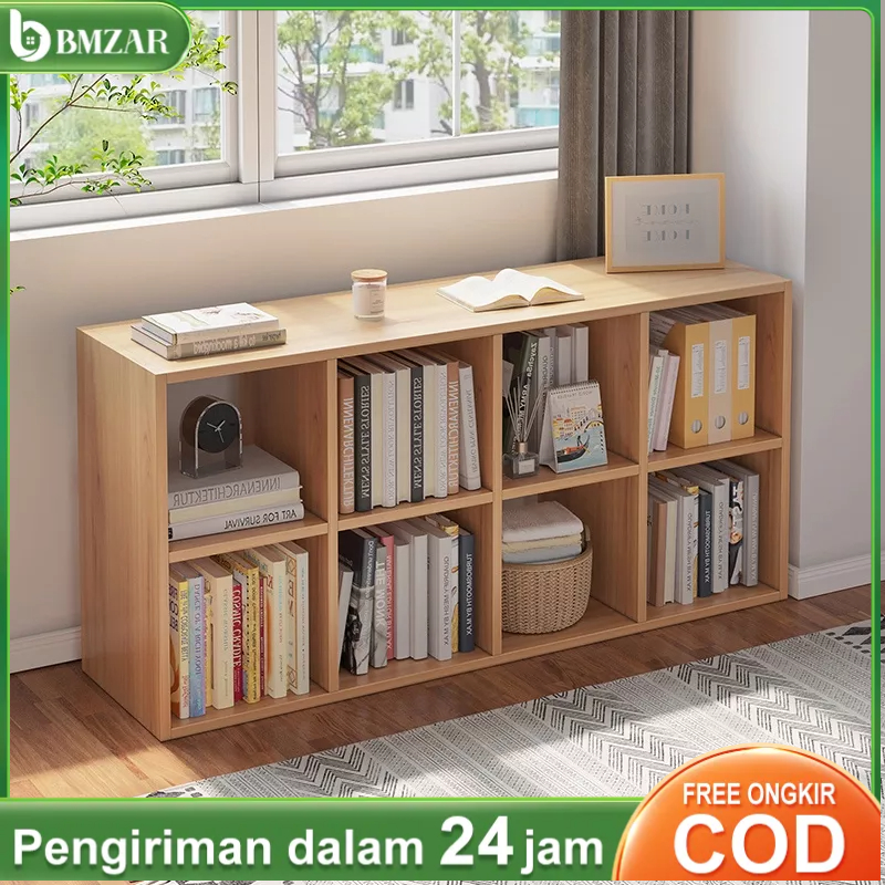 Jual Rak Buku Kayu Lemari Buku Minimalis 8 kompartemen Mudah Rak Cubic Rak Serbaguna | Shopee ...