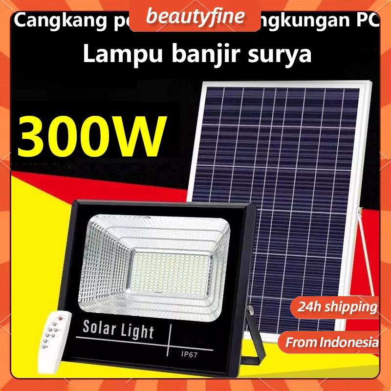 Jual 300W Lampu Solar Lampu kuning Solar Cell lar Panel Waterproof ...