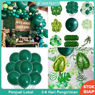 Jual 10pcs Balon Foil Daun Tema Hewan Pesta Safari Hutan untuk Dekorasi ...
