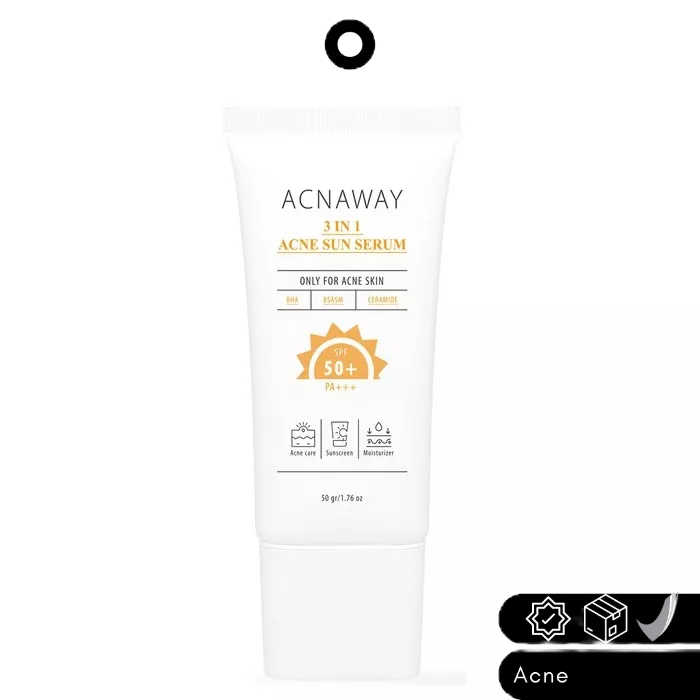 Jual ACNAWAY 3 in 1 Acne Sun Serum Sunscreen Serum with Spf for Acne Skin | Shopee Indonesia