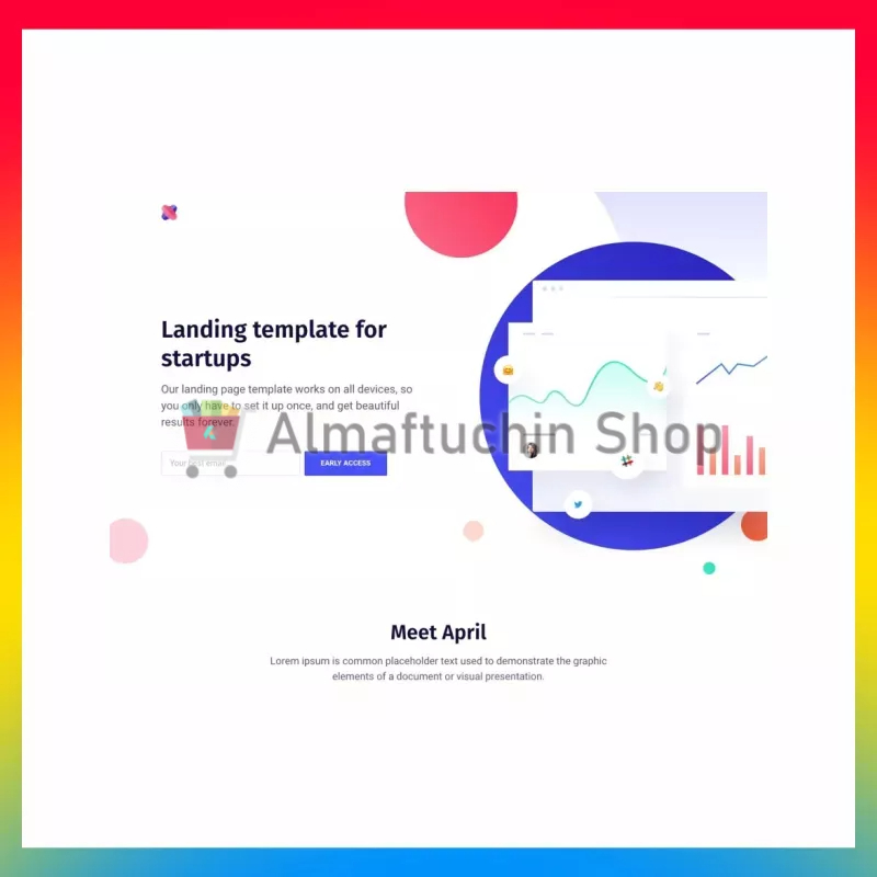 Jual Landing Page April Web Template | Shopee Indonesia