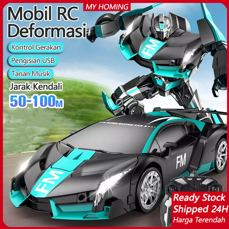 Jual 【Harga Minimum】COD 【COD】Mobil Remote Control Rc Transformers 1: 18 ...