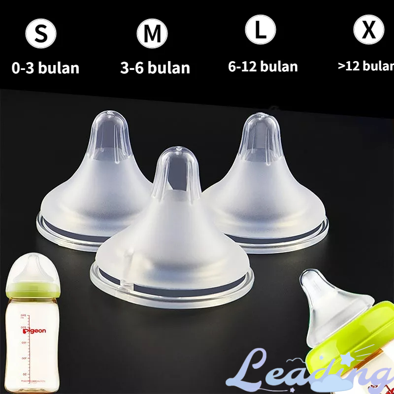 Jual Dot Bayi Bahan Silikon Pigeon Dot Botol Bayi Nipple Peristaltik ...