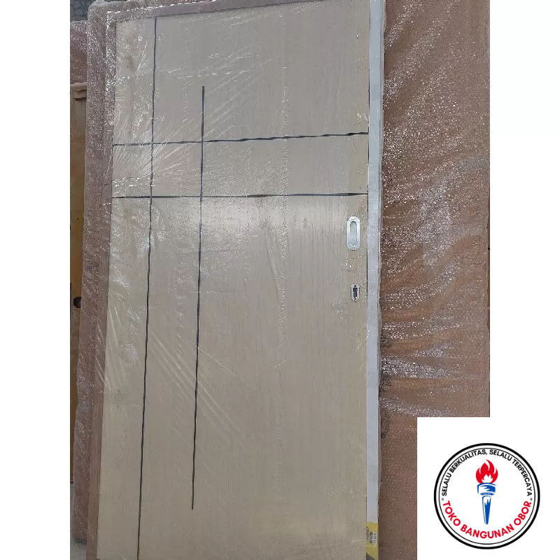 Jual Pintu Geser Sliding Kayu Sintetis Ukuran Tipe Jumbo Motif Garis ...