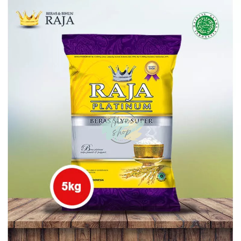 Jual Beras 5kg Raja platinum ultima selancar FS | Shopee Indonesia