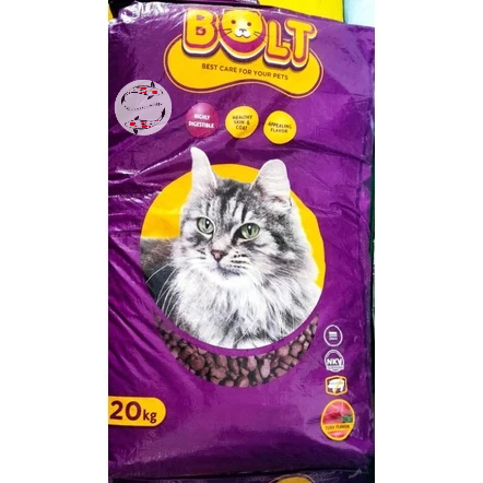 Jual Bolt Kibble Tuna Flavour Pakan Kucing 20 Kg | Shopee Indonesia