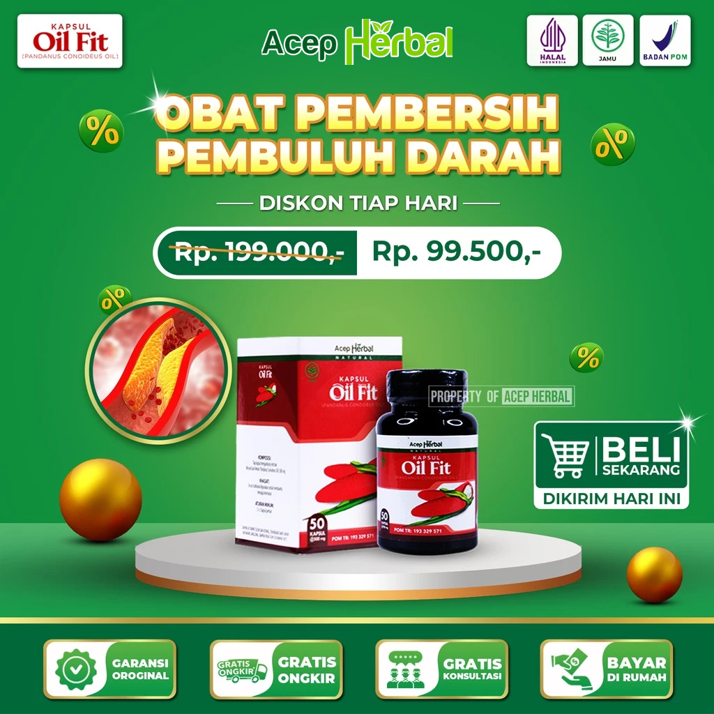 Jual Kapsul Oil Fit Obat Pembersih Pembuluh Darah Dari Ekstrak Buah ...