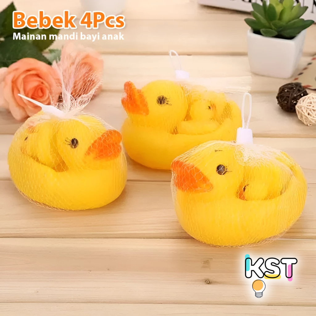 Jual [KST] Bebek Mandi Besar Induk Anak 4pcs Mainan Bayi Balita Suara ...