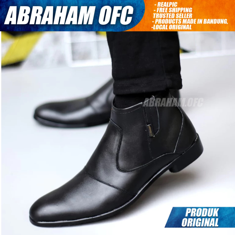 Jual ABRHM FOX Sepatu Formal Pria Sepatu Pantofel Kulit Asli Sepatu ...