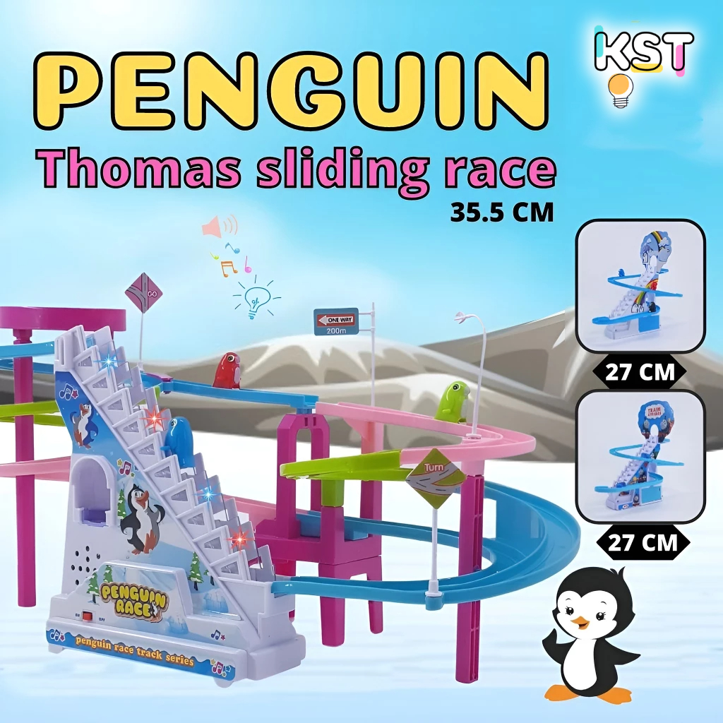 Jual [KST] Penguin Track Race | Mainan Seru Untuk Keluarga | Mainan ...