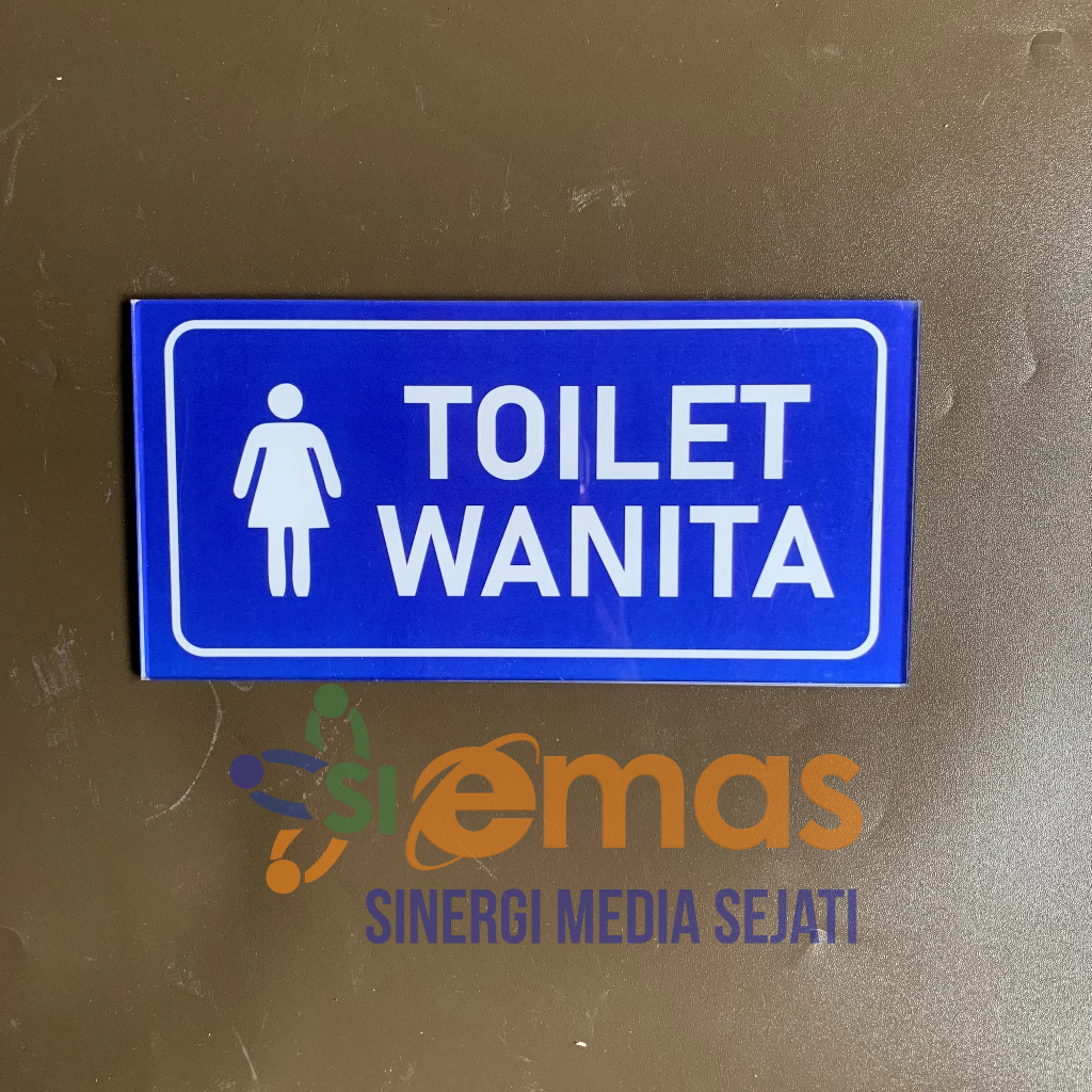 Jual Papan Akrilik Tanda Toilet Wanita | Akrilik Tanda Toilet Khusus ...