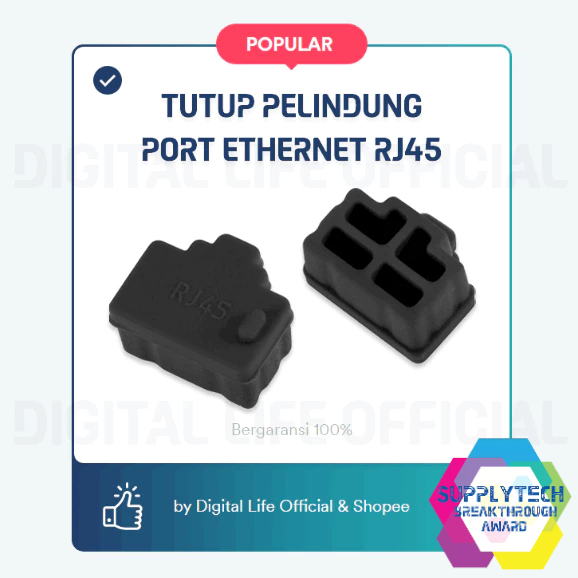 Jual Tutup Pelindung Port Ethernet RJ45 (Efektif Melindungi dari Debu ...