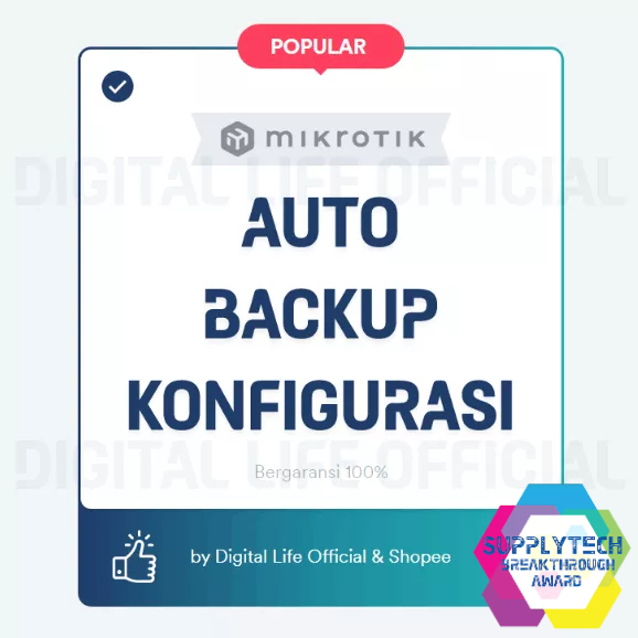 Jual Konfigurasi Mikrotik - Auto-Backup Konfigurasi (2 file .rsc + .backup) | Shopee Indonesia