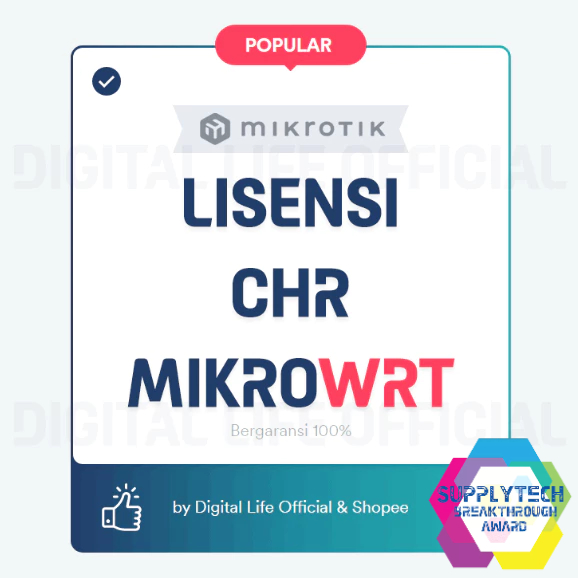 Jual Lisensi CHR MikroWRT (Level P1 / P10 / P-Unlimited) | Shopee Indonesia