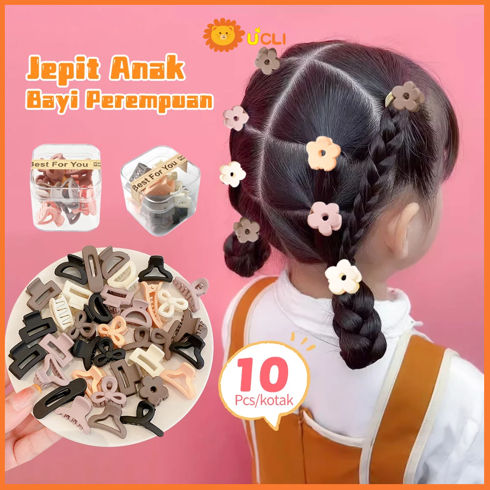 Jual UCLI 10pcs Jepit Rambut Wanita/ Jepit Rambut / Jedai Doff Mini ...