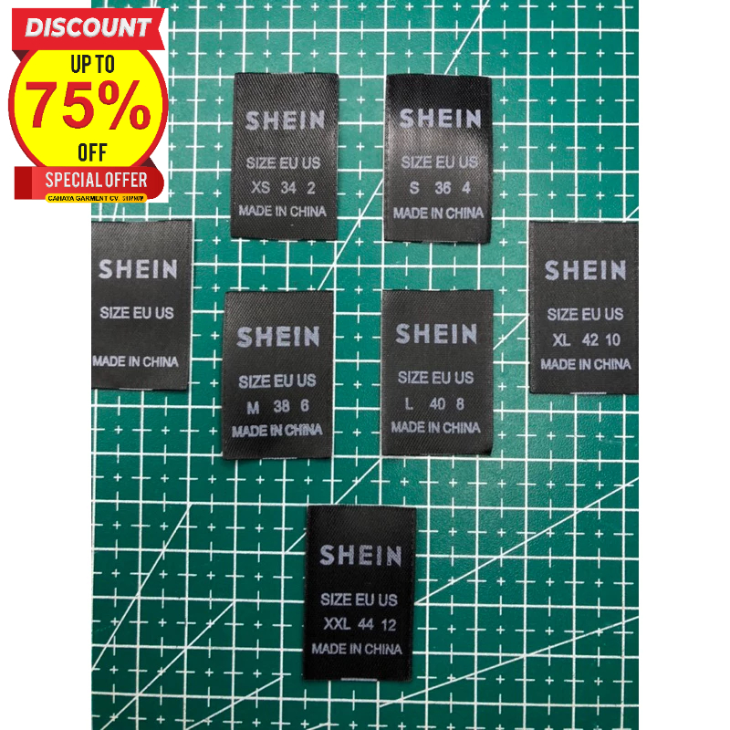 Jual SHEIN TAG LABEL WASH SUPER PREMIUM CO 1X DI KIRIM 600PCS | Shopee ...