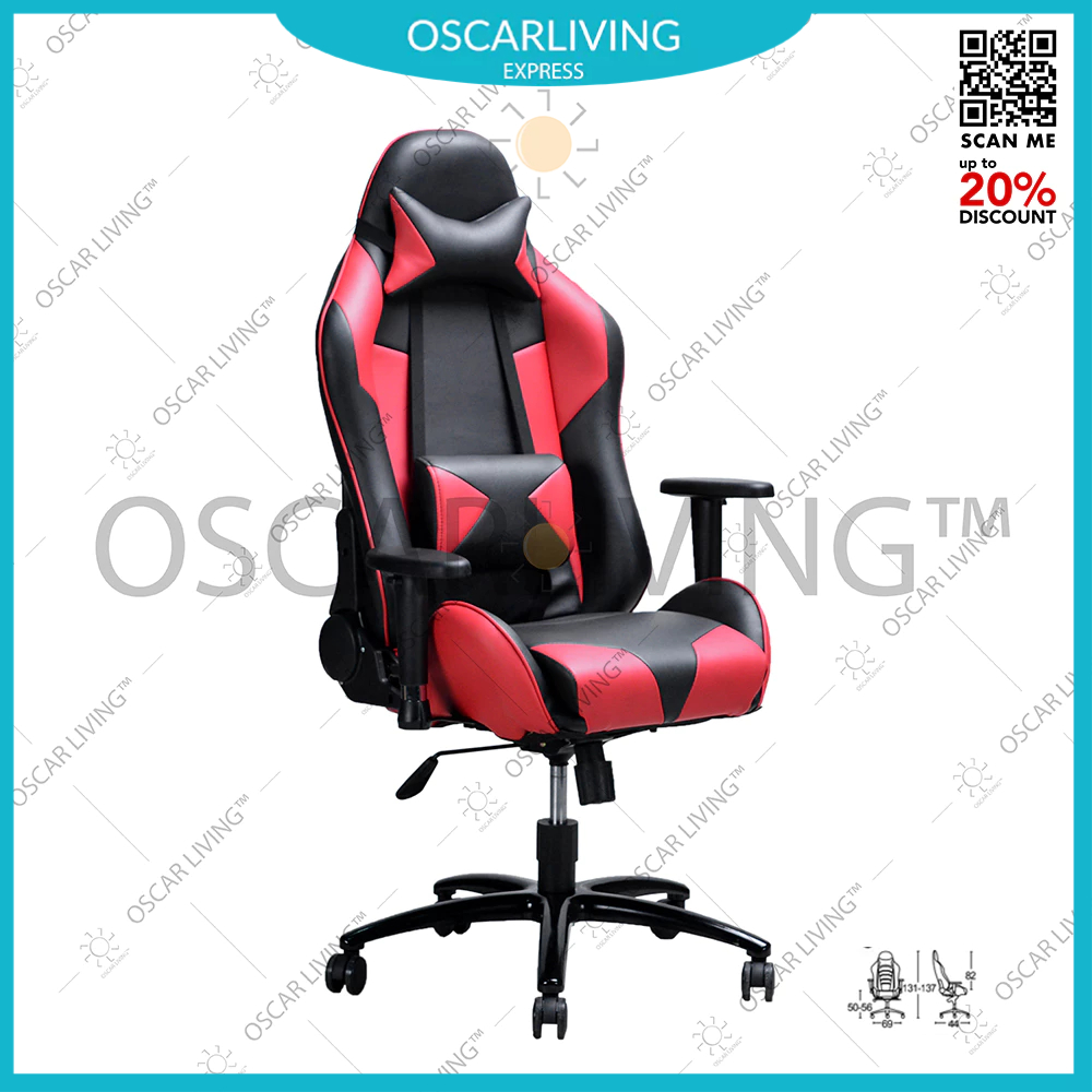 Jual Savello Mustang Kursi Gaming Oscar Hitam Merah Khusus Jabodetabek ...