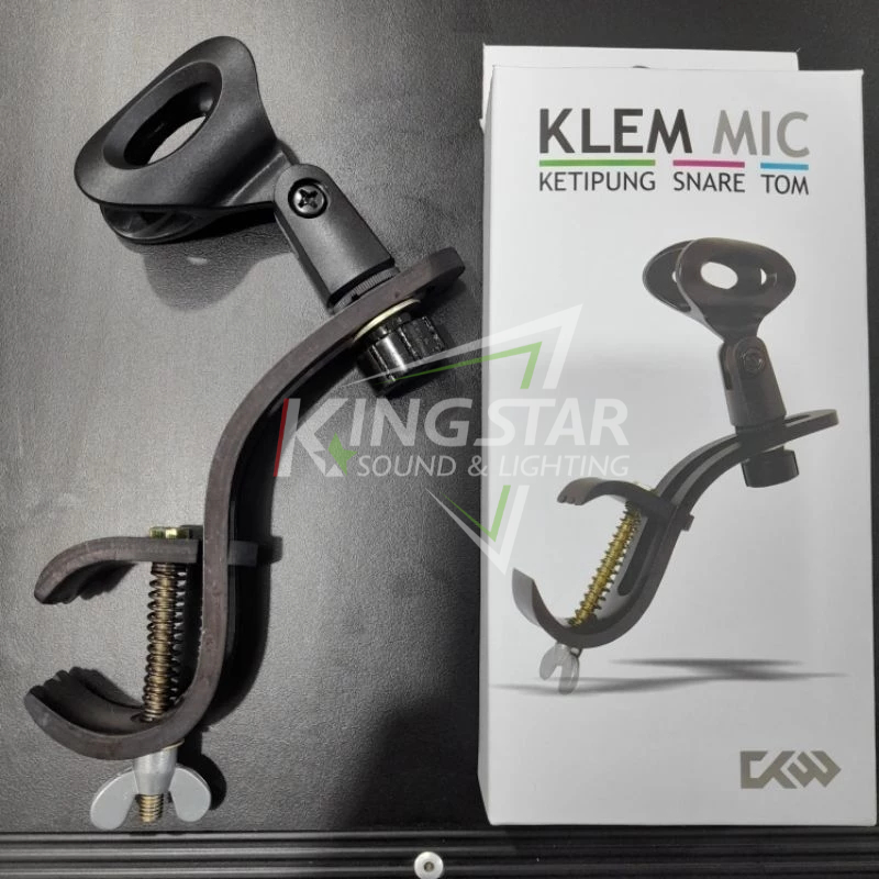 Jual Stand Mic Ketipung Kendang Drum Klem Microphone Catok Jepit Snare ...