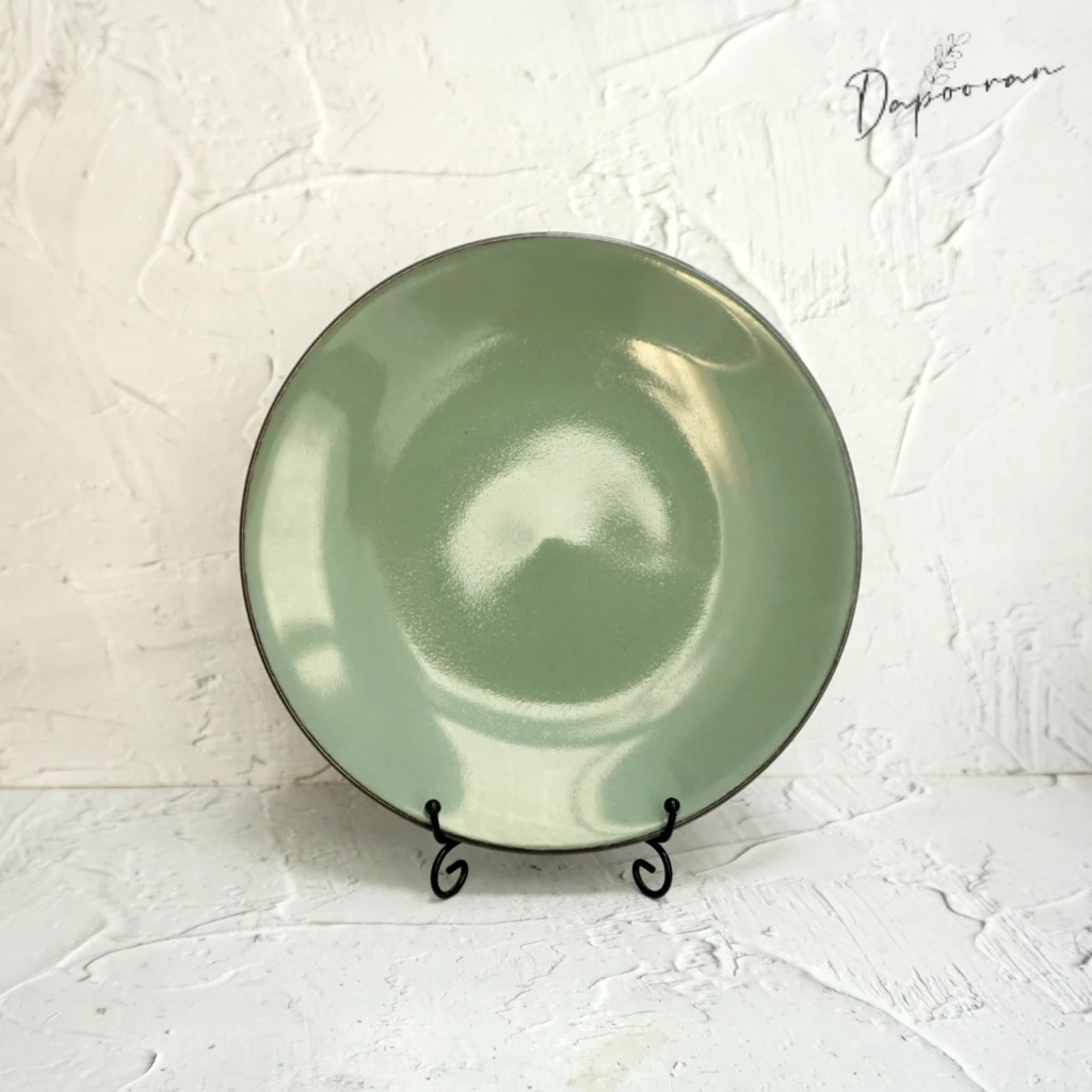 Jual (DAPOORAN) Basil Plate / Dining Plate / Piring Makan aesthetic ...