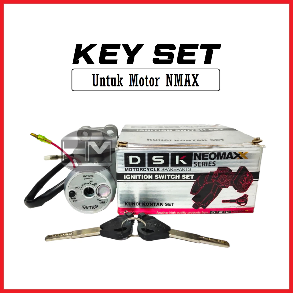 Jual Kunci Kontak atau Key Set NMAX merek DSK | Shopee Indonesia