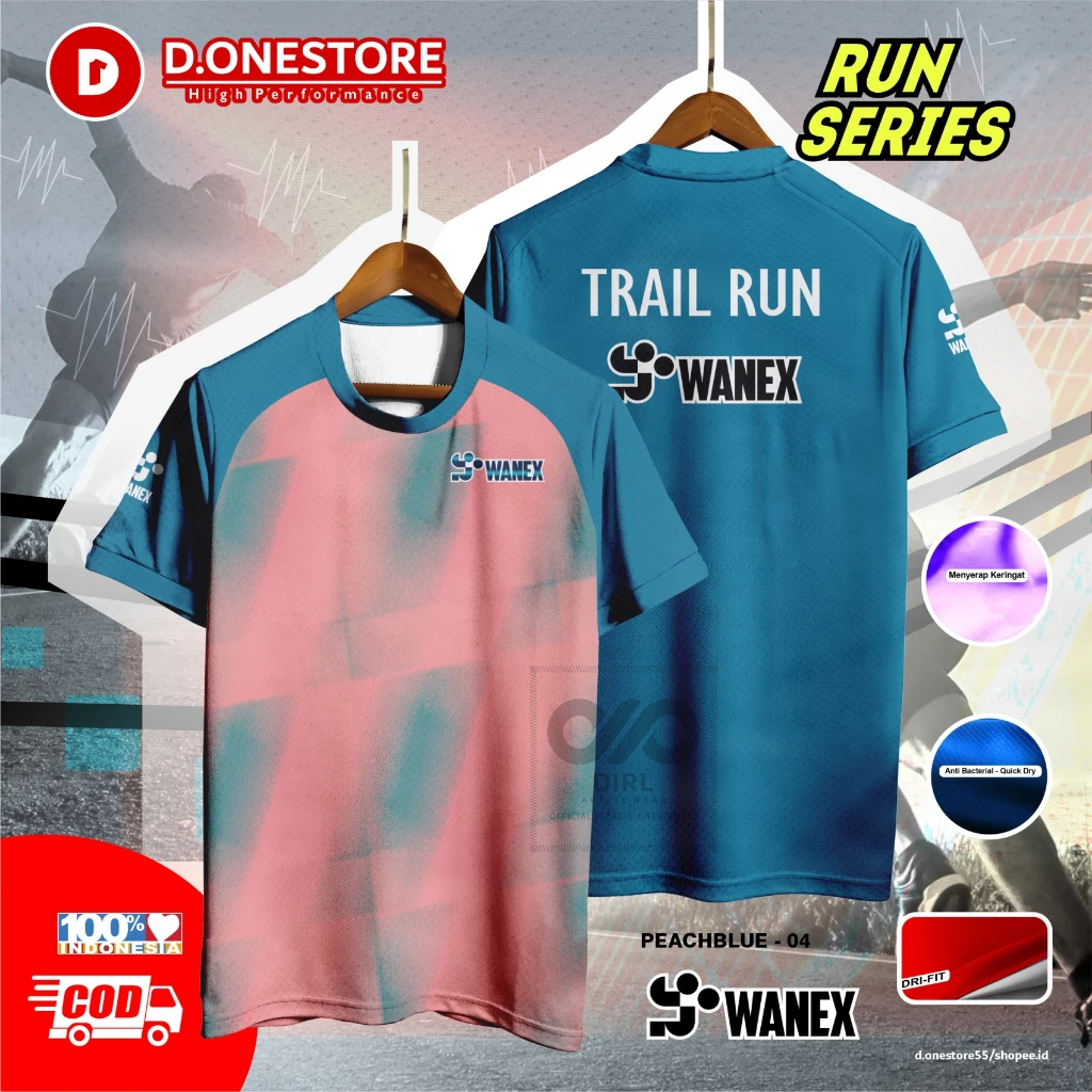 Jual WANEX JERSEY RUNNING Quickdry OLAHRAGA & OUTDOOR | Shopee Indonesia