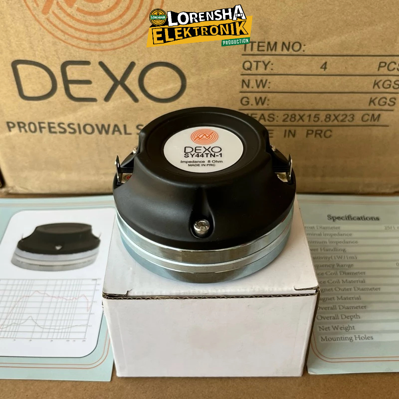 Jual Driver Tweeter DEXO SY44TN-1 NEO Original Tweeter Neodymium ...