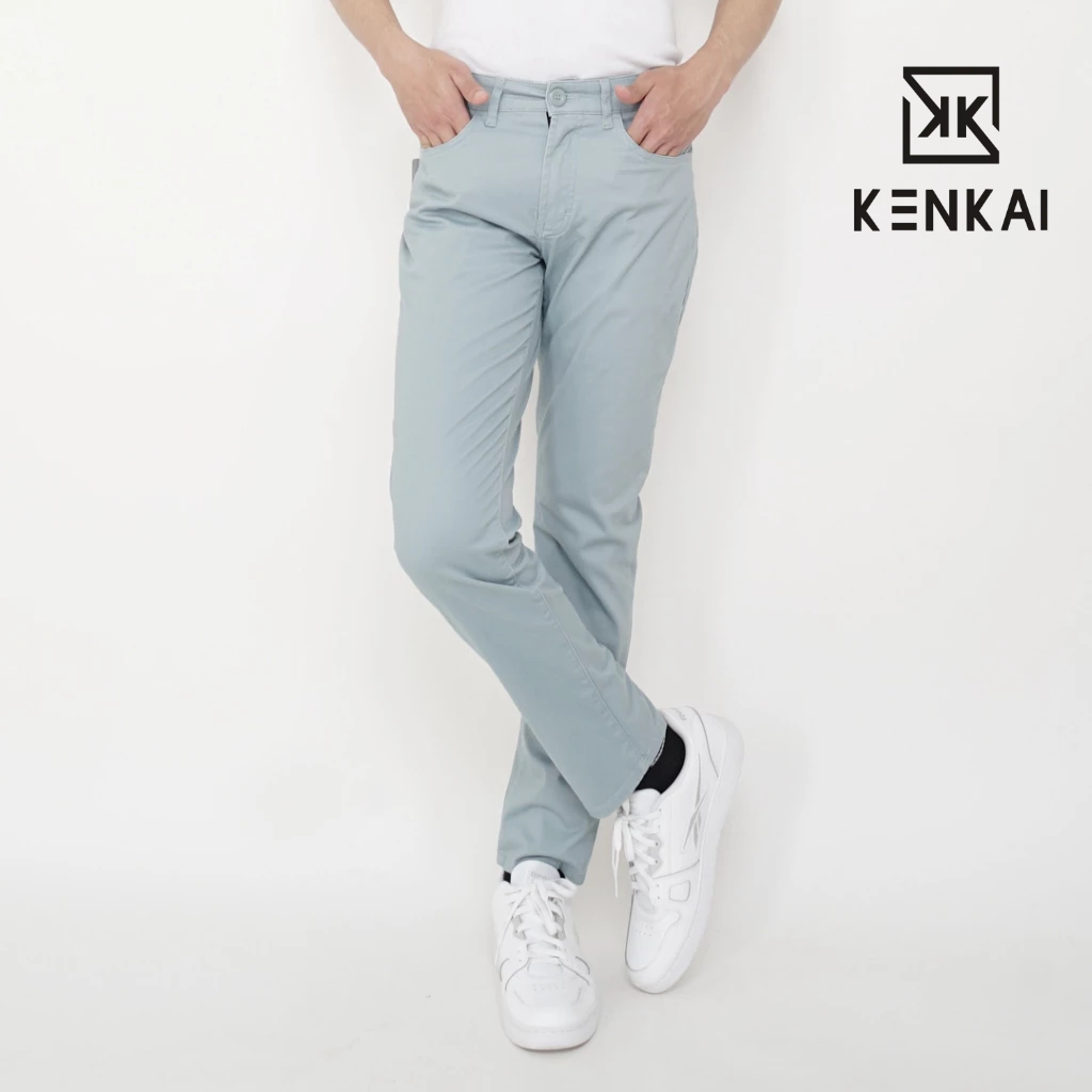 Jual KENKAI Celana Chinos Panjang Pria Dewasa Katun Soft Slim Fit ...