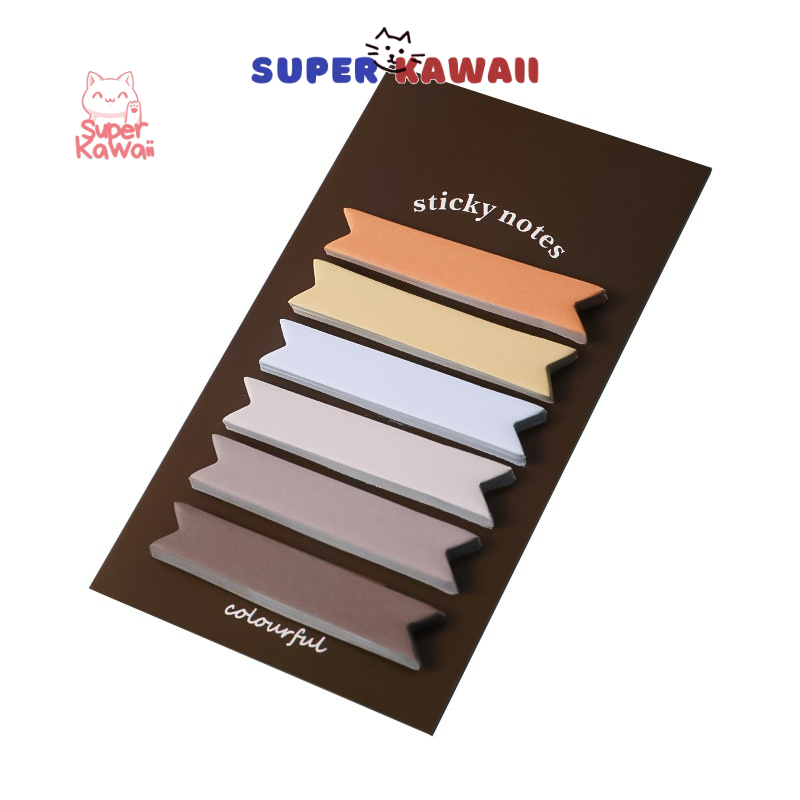 Jual Super kawaii - [SK14] Sticky Notes Gradient Classicfy Memo Note ...