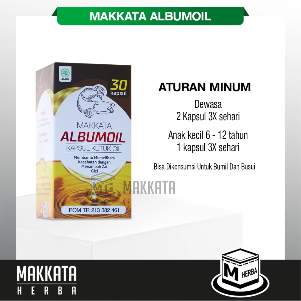 Jual Kapsul Albumin Ikan Gabus Makkata Albumoil Kapsul Kutuk Ekstrak Minyak Ikan Gabus | Shopee ...