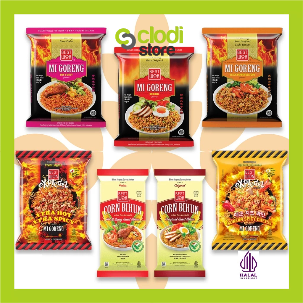 Jual Best Wok mie goreng 3 varian bestwok Black pepper Original Spicy ...