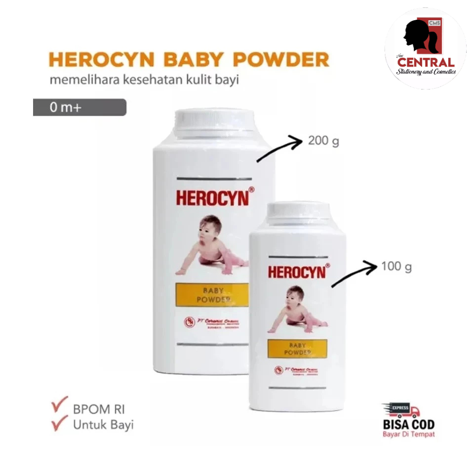 Jual Herocyn Baby Powder 100gr/200gr | Shopee Indonesia