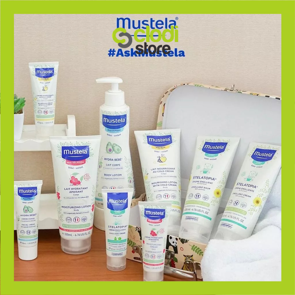 Jual MUSTELA Facial Cream | Barrier Cream | Body Lotion | Gentle ...