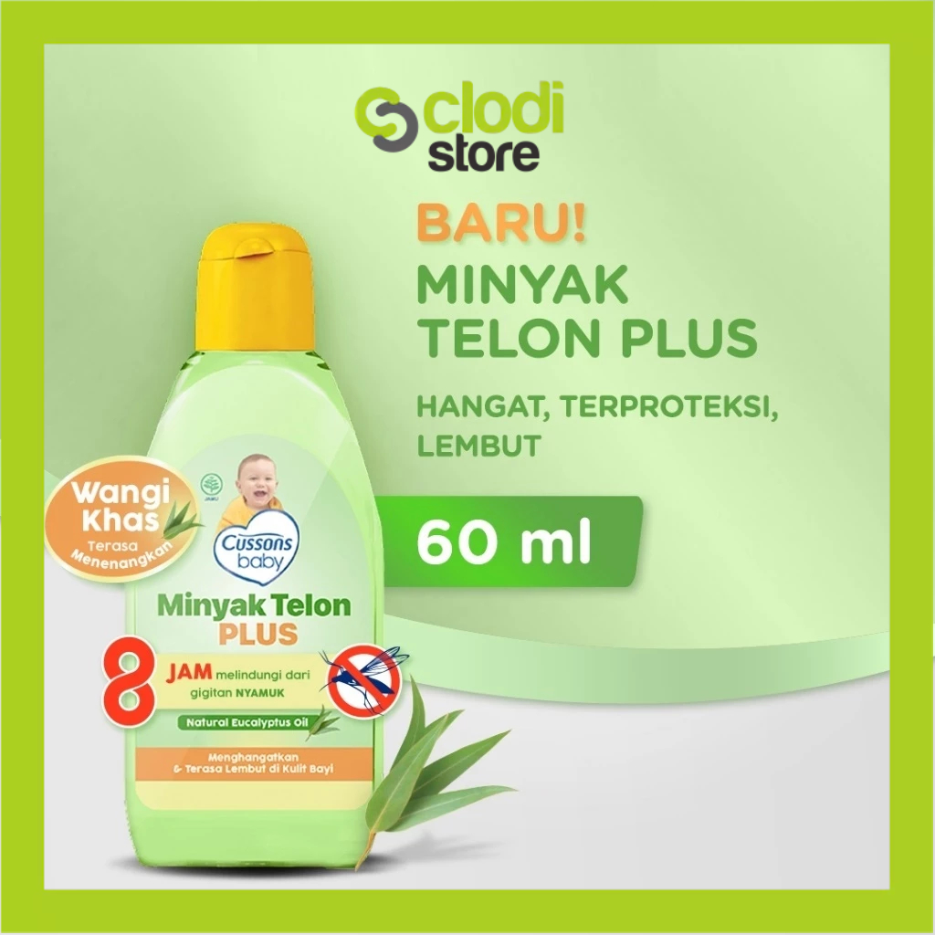 Jual Cussons Baby Minyak Telon Plus - 60ml Cussons Baby Telon Oil Plus ...