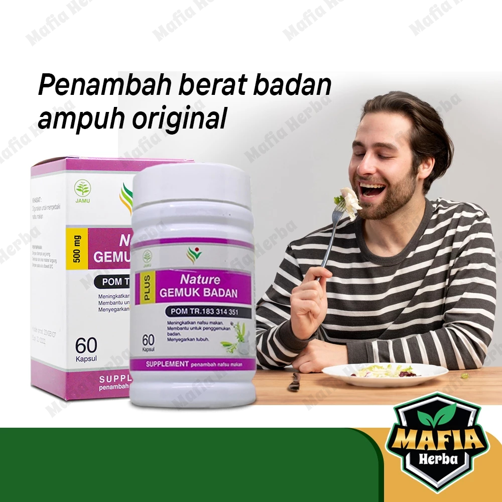 Jual Obat Gemuk Badan Permanen Bpom Nature Gemuk Badan Suplemen ...