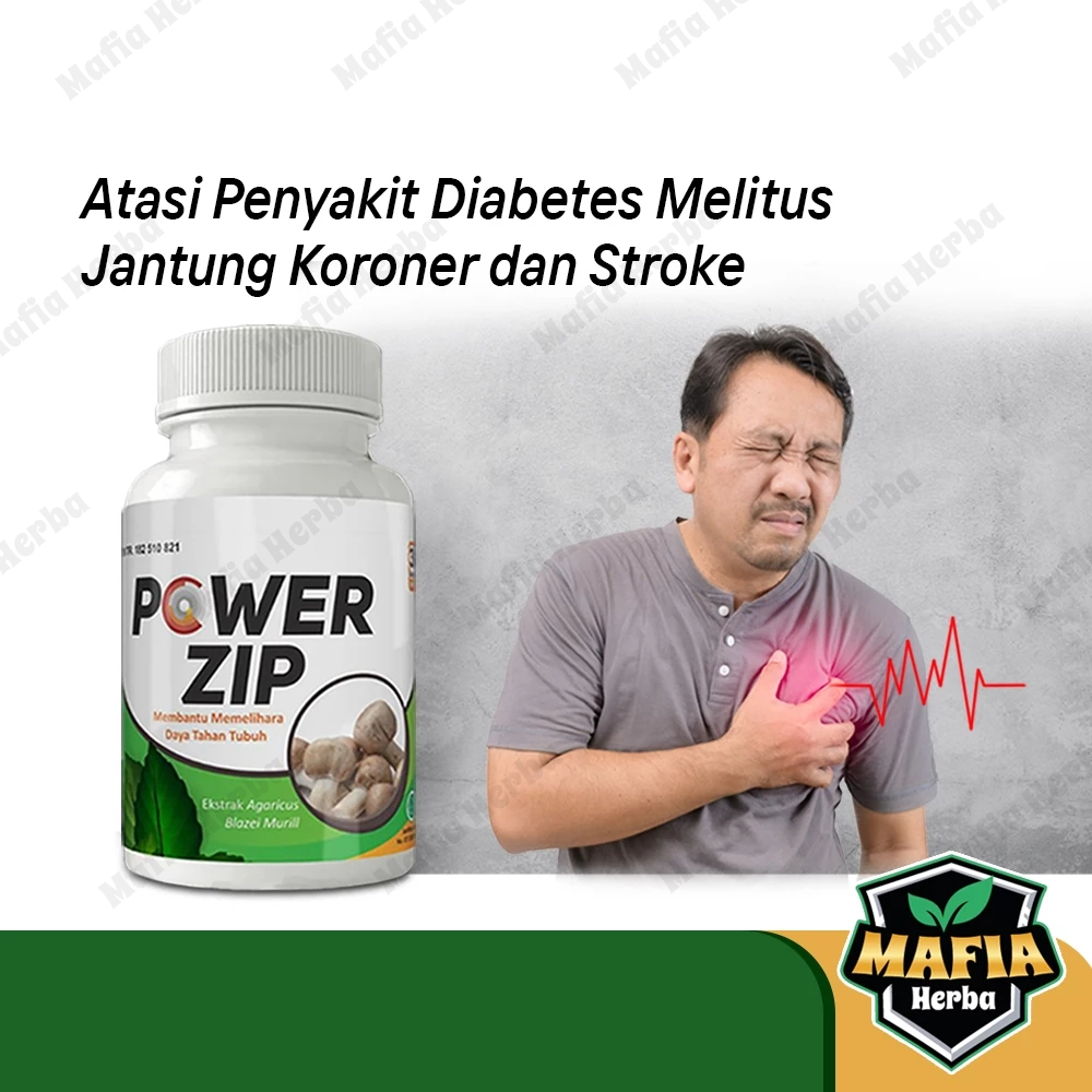 Jual POWER ZIP KAPLET Jamur Dewa Original Obat Kolestrol Paling Ampuh ...