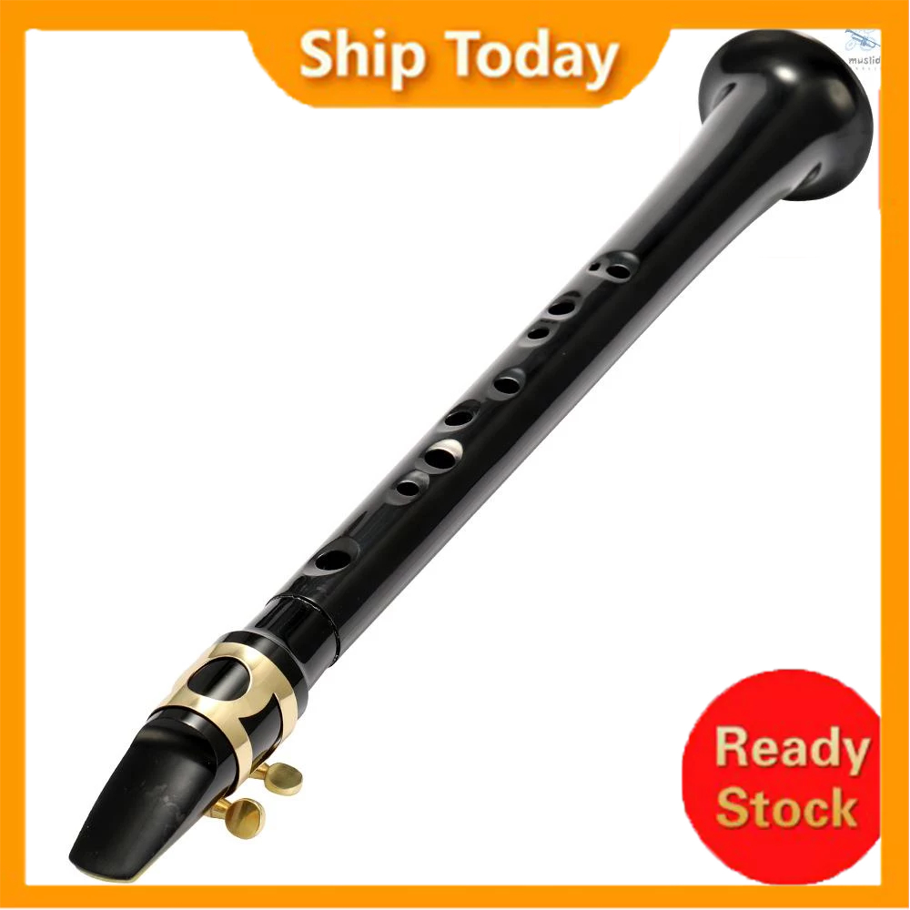 Jual [Local] Black Pocket Sax Mini Portable Saxophone C-Key Little ...