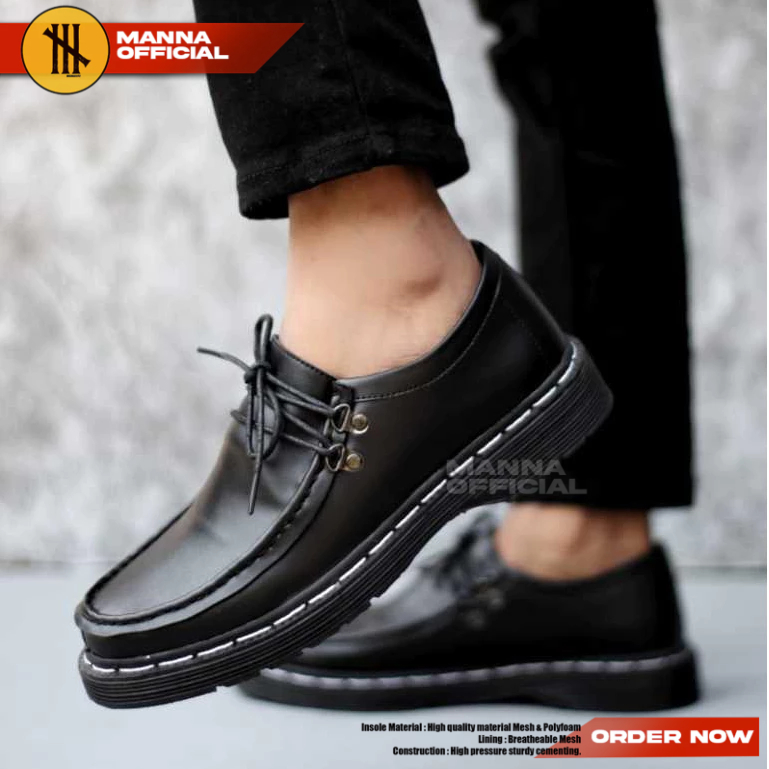 Jual Sepatu Formal Oxford Hitam Docmart Pria | Shopee Indonesia