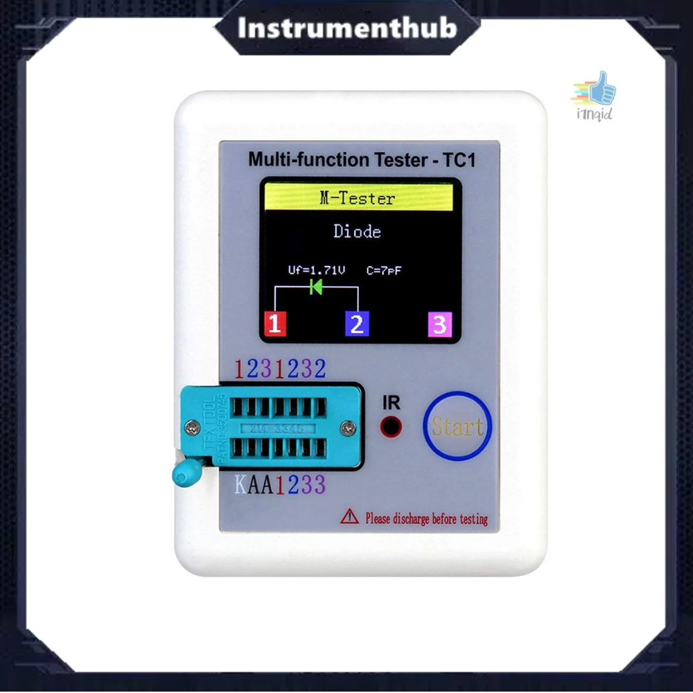 Jual [Local Delivery]Colorful Display Transistor Tester Multi ...