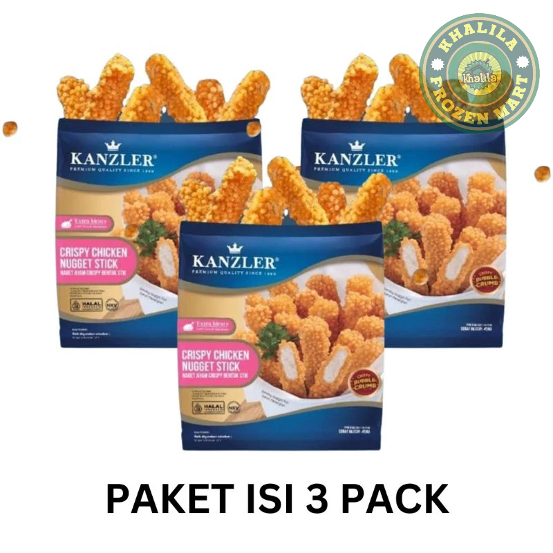 Jual [PAKET ISI 3] PACK KANZLER NUGGET STICK CRISPY CHICKEN NAGET ...