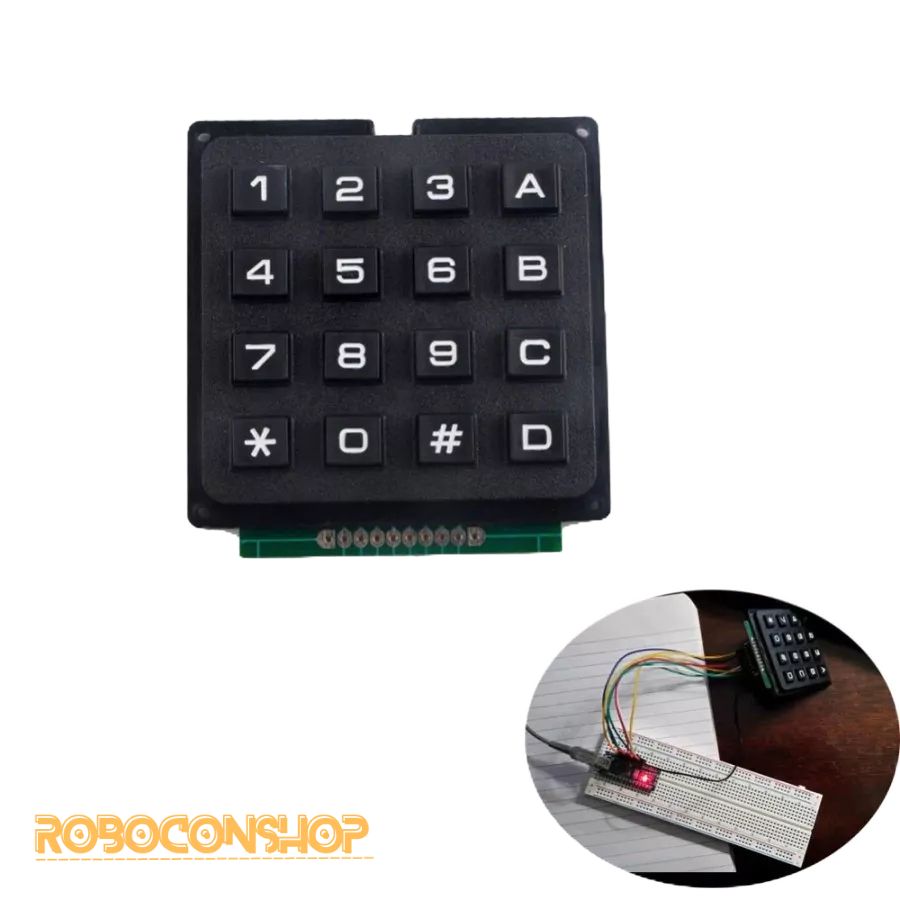 Jual KEYPAD 4X4 MATRIX ARRAY 16 KEY KEYBOARD HARD KEYPAD MATRIX NUMERIC ...