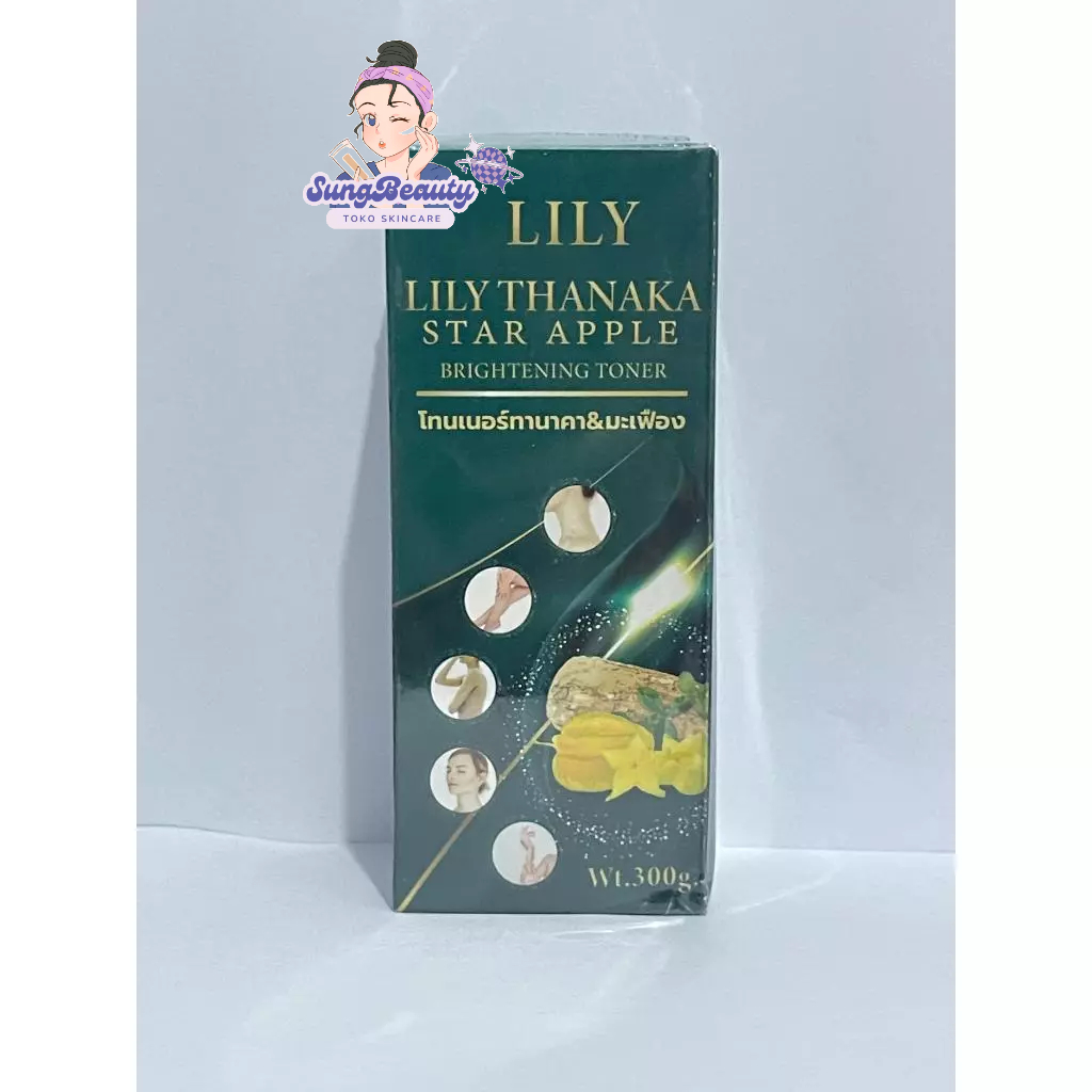 Jual Lily Thanaka Star Apple Brightening Toner / Toner Seluruh Badan ...