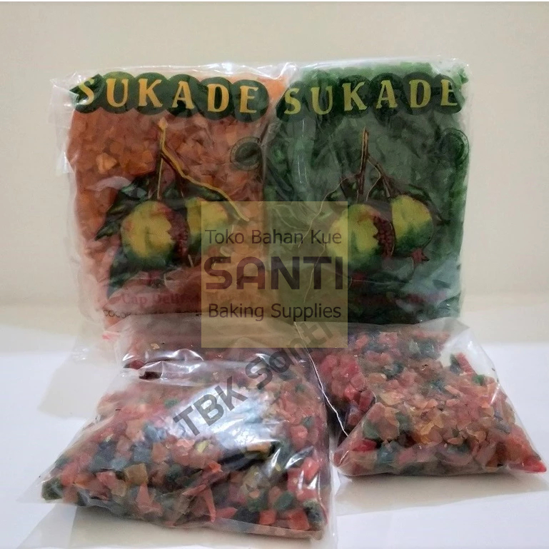 Jual Sukade Cap Delima Merah | 100 Gram (Repack) | Shopee Indonesia