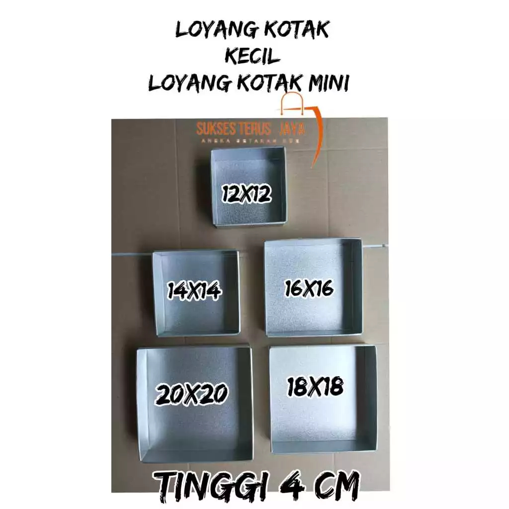 Jual LOYANG KOTAK KECIL LOYANG LAPIS LEGIT KECIL SEGI EMPAT MINI SET 5 ...