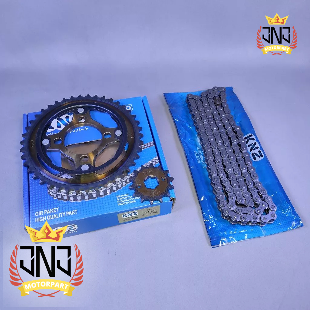 Jual GEAR PAKET BAJA GIR SET HONDA CS-1 CS1 14/42T 428H - 116L KNZ [JNJ ...