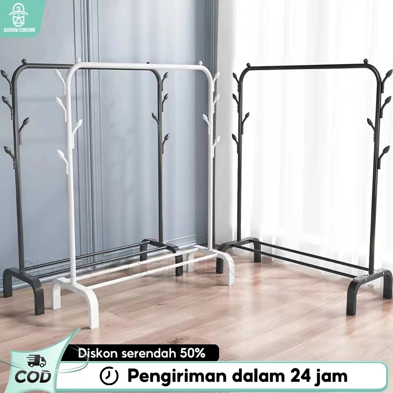 Jual Stand Hanger Gawang 150CM Single Rak Baju Gantungan Baju Besi ...