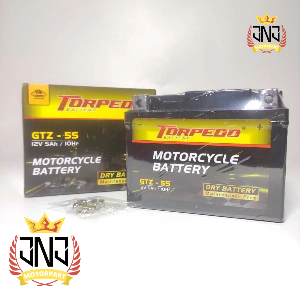Jual ACCU GTZ5S GTZ-5S 12V 5AH / 10HR SFM MF-MAINTENANCE FREE ACU AKI ...